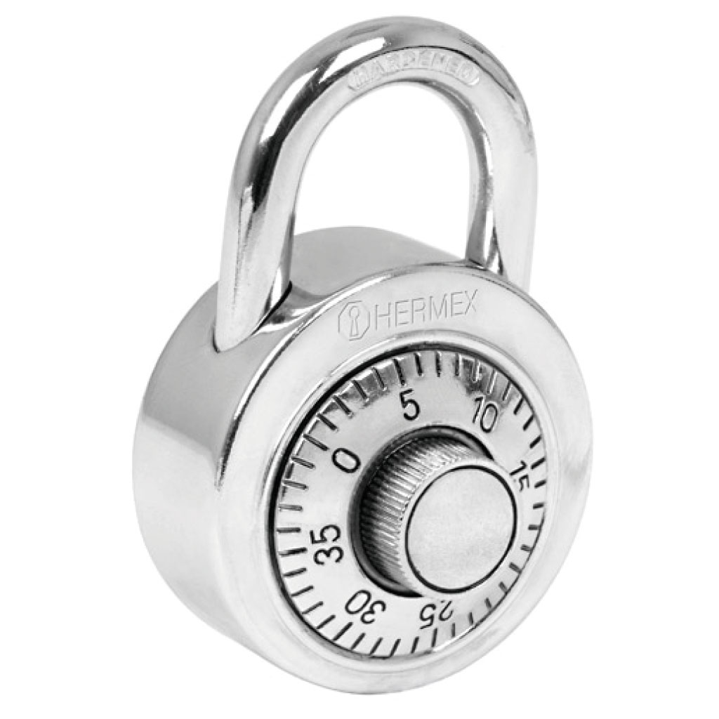 Candado de combinación de acero de 50mm"HERMEX-BASIC"CD-50CP - Orofino