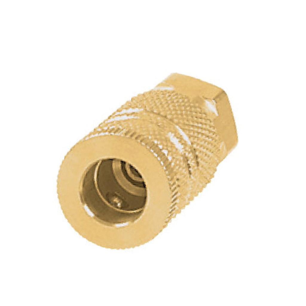Cople rápido hembra bronce 1/4" "TRUPER" COPLE-HEM-1/4 - Orofino
