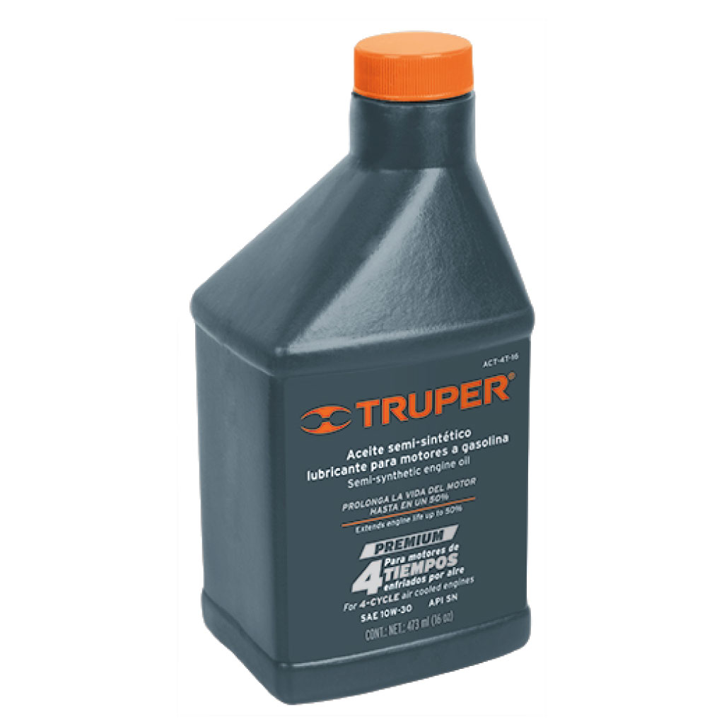 Aceite semi-sint.p/motor de 4tiempos 400ml"TRUPER"ACES-4T-14 - Orofino