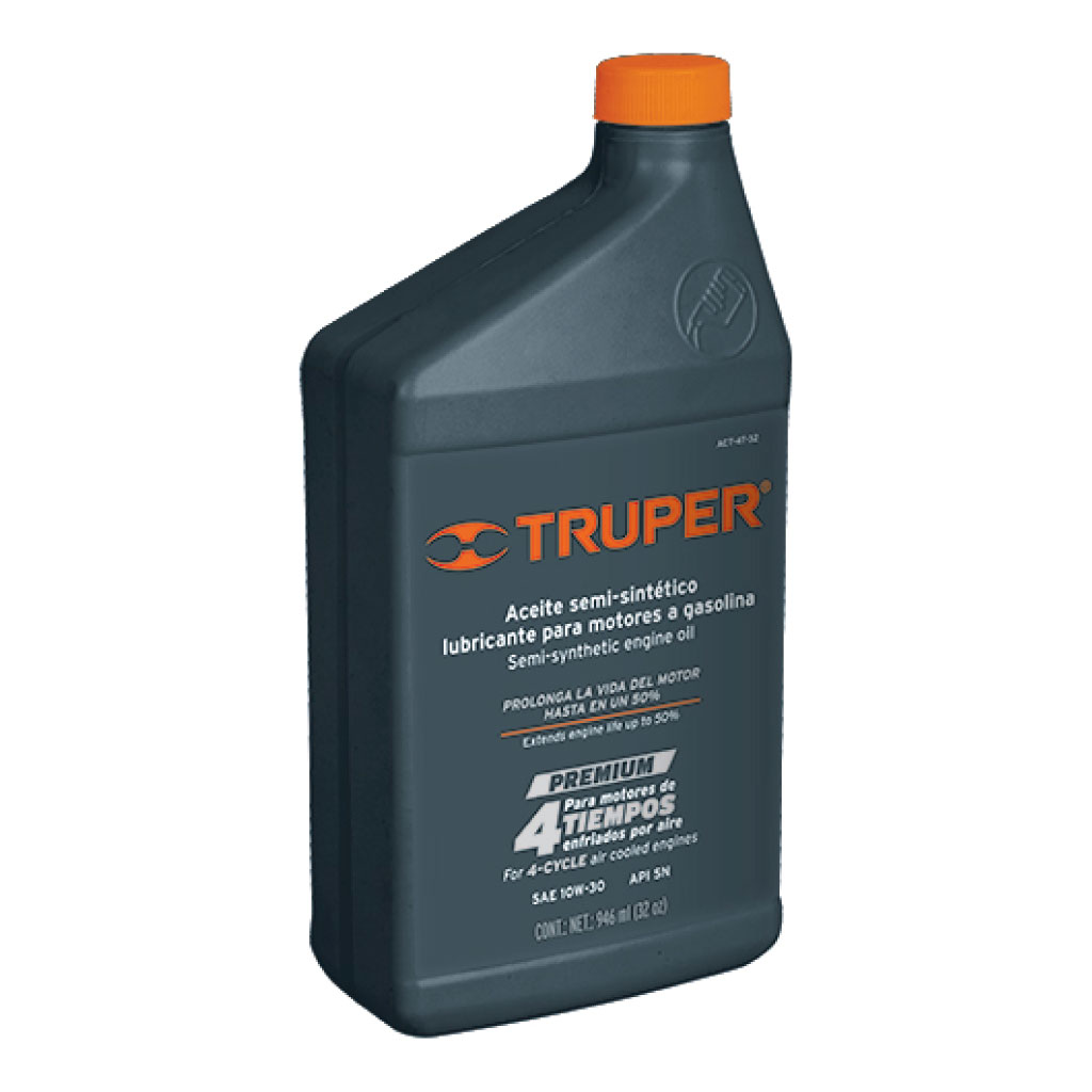 Aceite semi-sint.p/motor de 4 tiempos 1Lt"TRUPER"ACES-4T-34 - Orofino