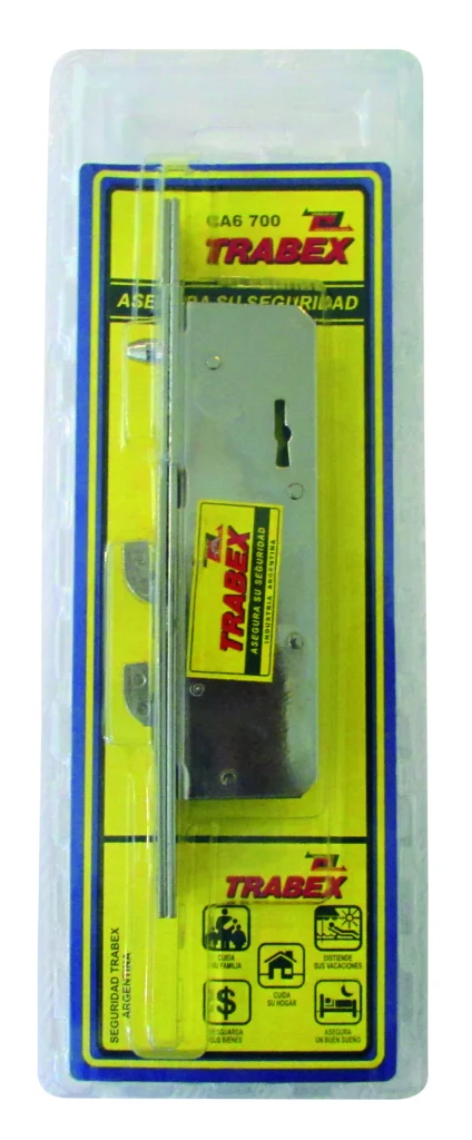 Cerrojo puerta corrediza llave paleta "TRABEX" CA6 700A - Orofino
