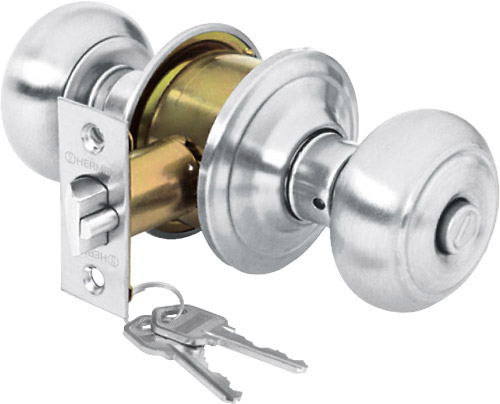 Cerr.pomo OVAL croma.sist llavín/botón cieg"HERMEX"CEPO-32B - Orofino