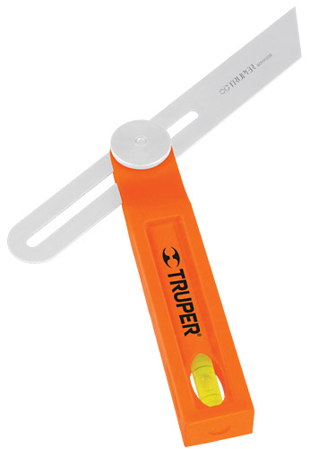 Falsa escuadra de acero prof.mango PVC 8" "TRUPER" EFT-8 - Orofino