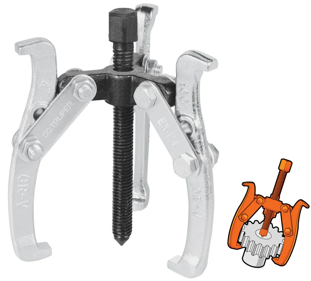 Extractor de poleas 3 brazos de 3" Blister "TRUPER" EX-P3 - Orofino