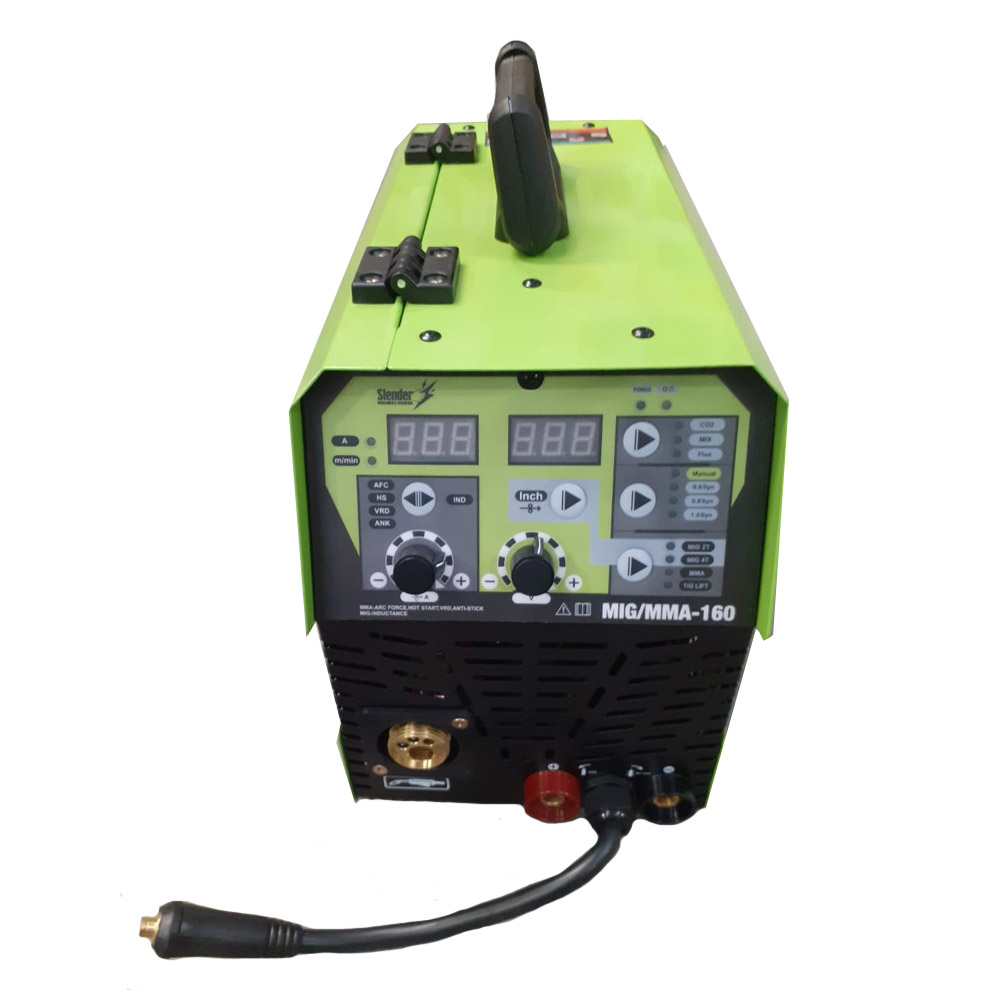Soldadora MIG-MMA,140/160A,Alambr:0.6-0.8mm"SLENDER"MIG-160 - Orofino