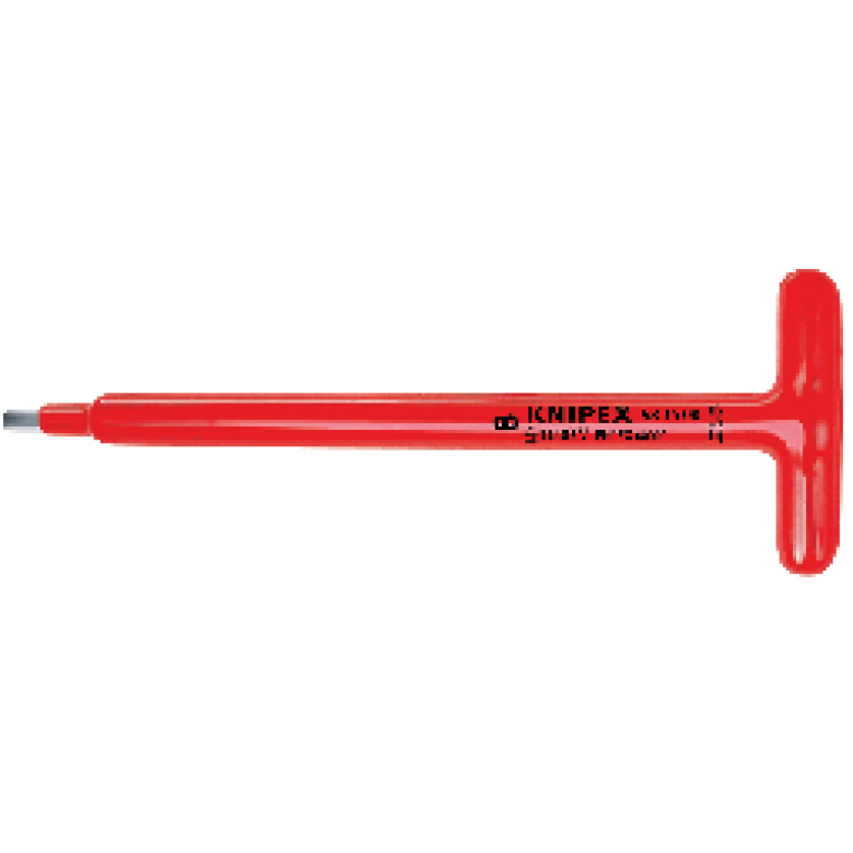 Llave Allen "T" 1000V, 250mm-6mm "KNIPEX"981506 - Orofino
